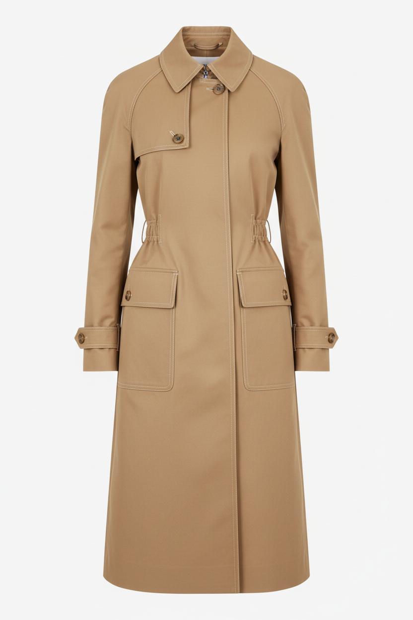 Dior Tan Beige Cotton Gabardine Trench Coat - Made in Italy | Luxury ...